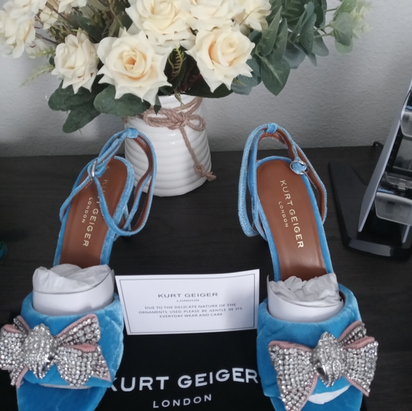 Kurt Geiger | Shoes | Kurt Geiger Shoepurse Set In Baby Blue Color ...